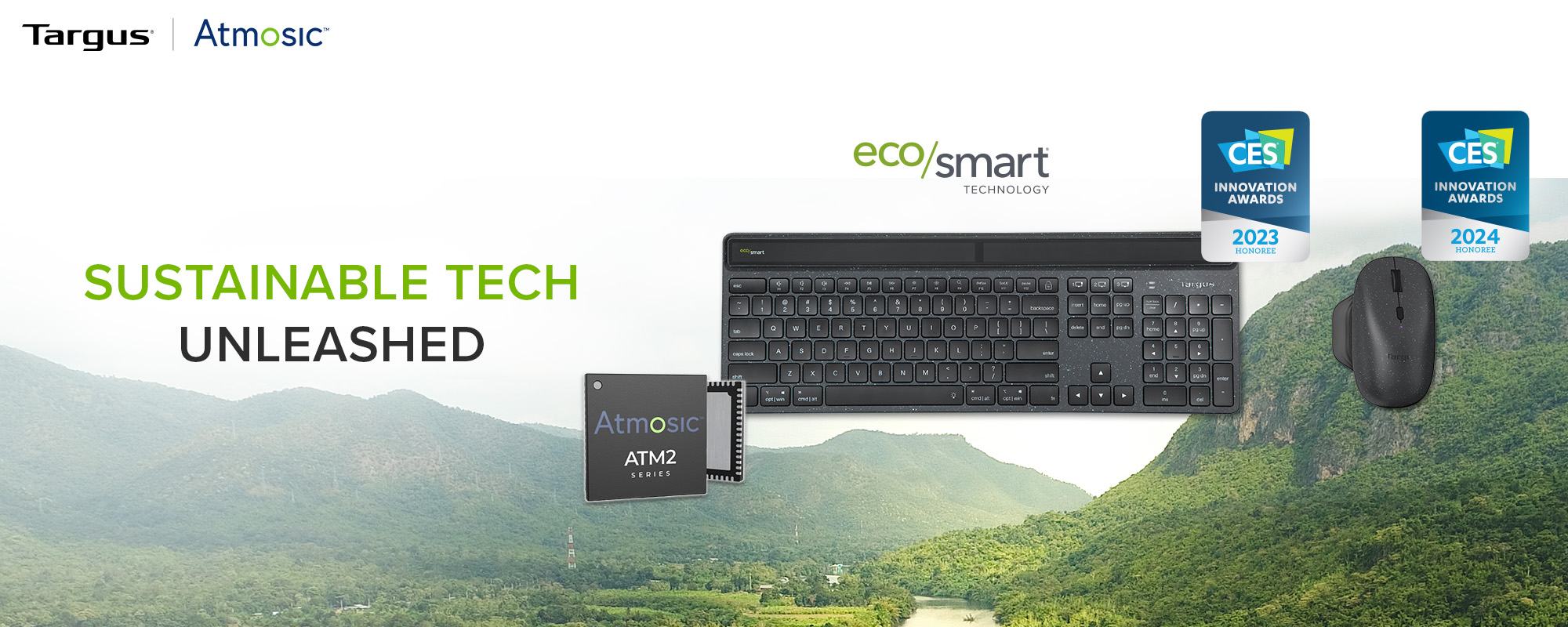 Atmosic™: Battery Free Wireless Solutions | Targus Wins CES 2024 ...
