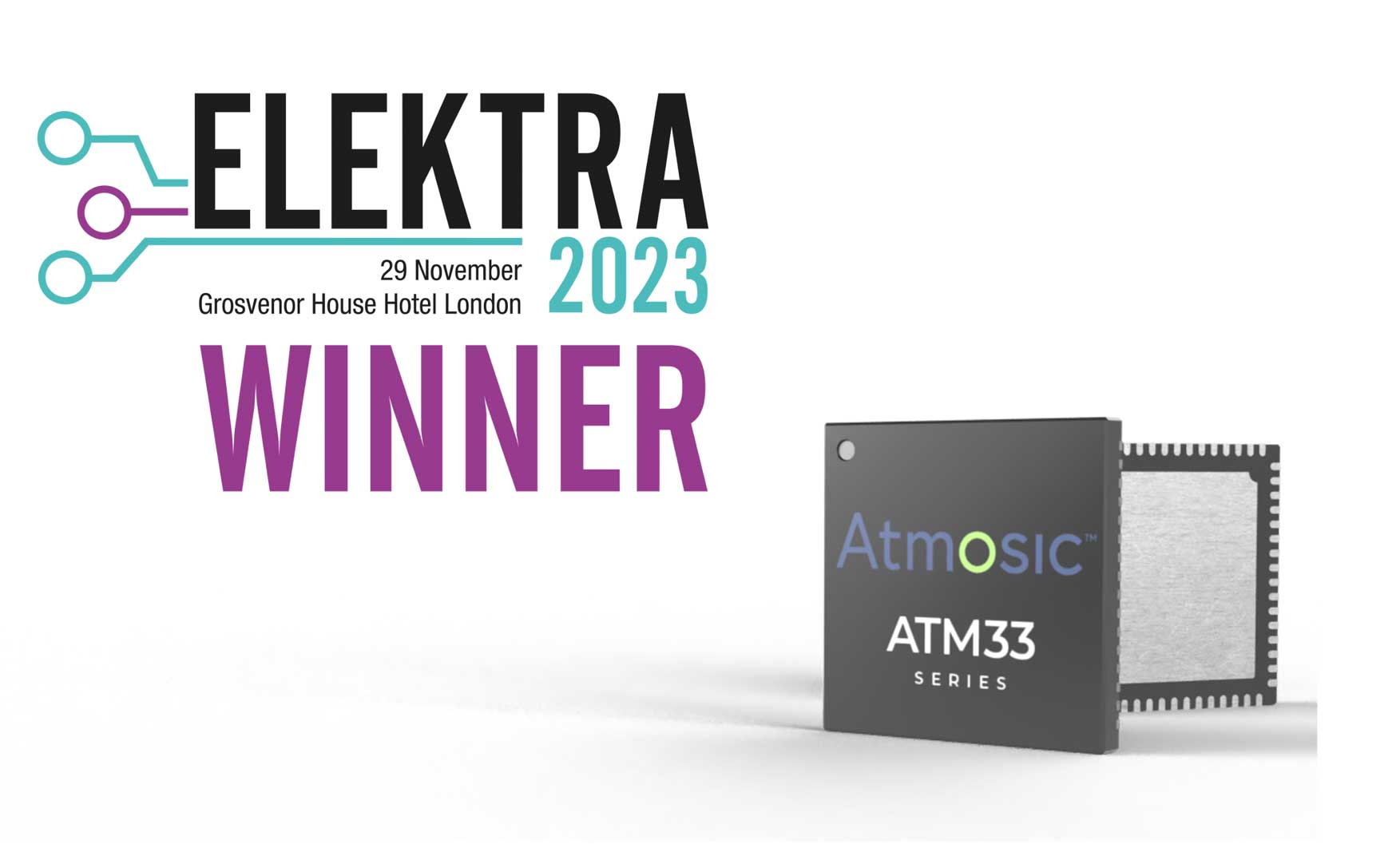 Atmosic™: Battery Free Wireless Solutions | Atmosic’s ATM33 SoC Wins Prestigious Elektra Award ...